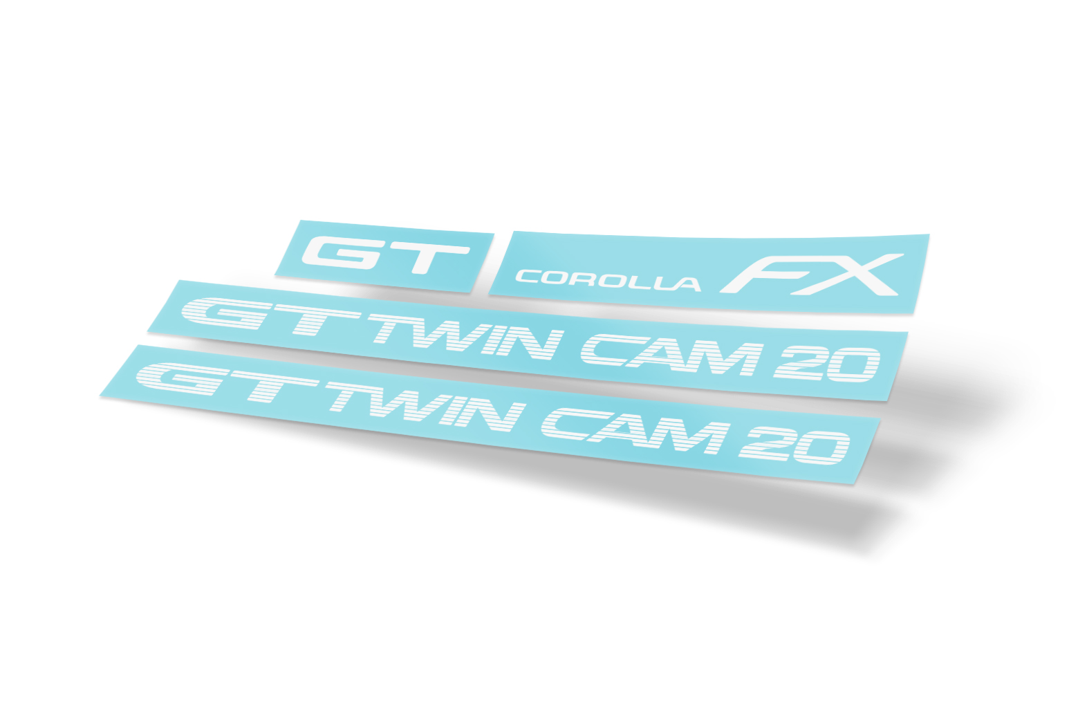 ae101 Corolla FX GT sticker set – Garage Sensei