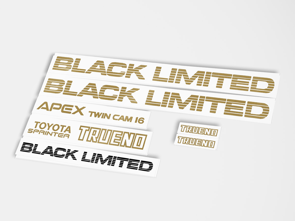 Ae86 Black Limited Sprinter Trueno Apex Twin Cam 16 – Garage Sensei