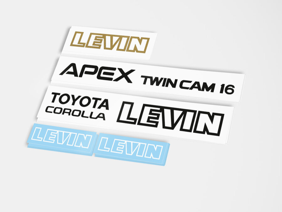 Sticker Toyota Corolla Levin side - Garage Sensei