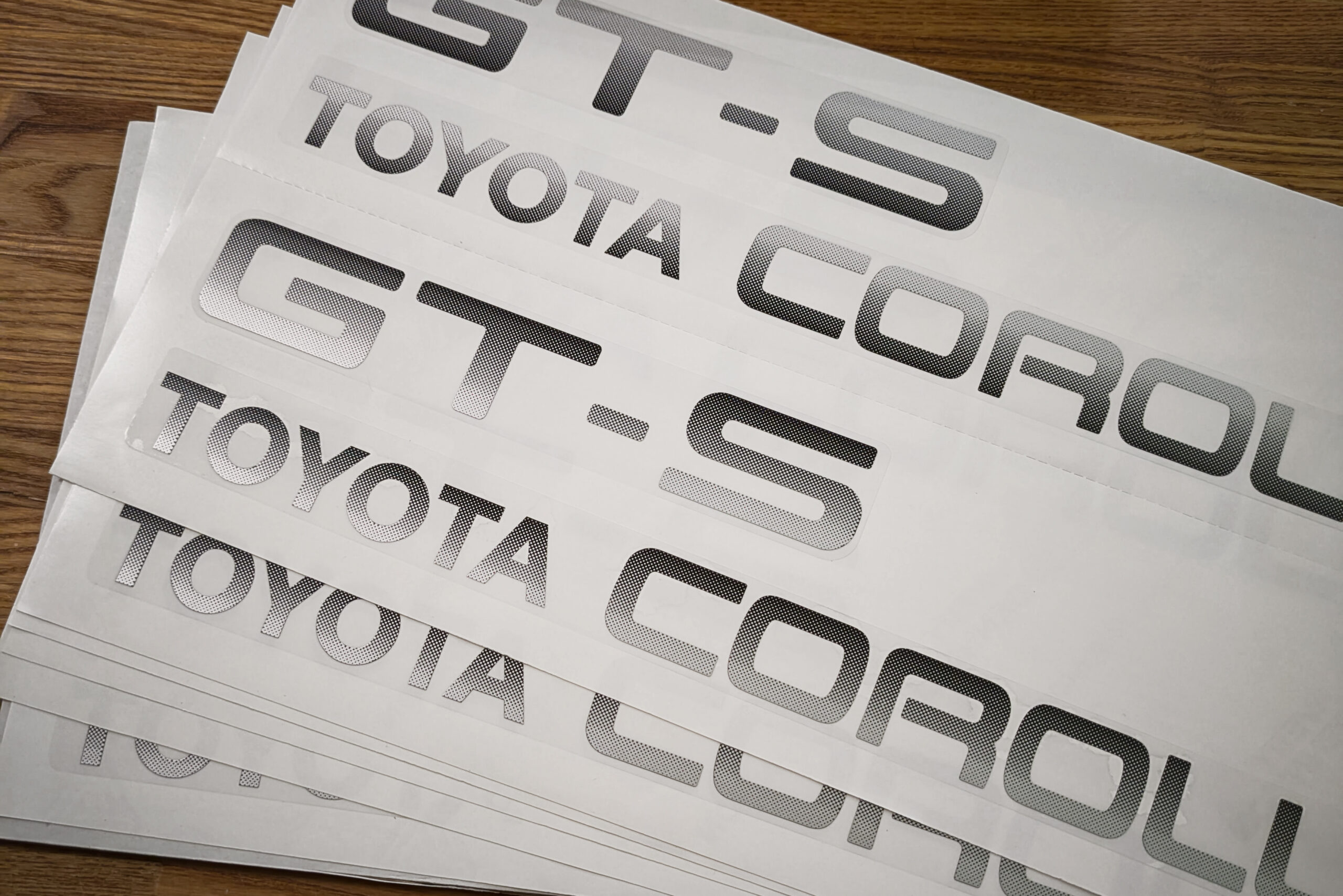 GTS Toyota Corolla AE86 sticker set - Garage Sensei